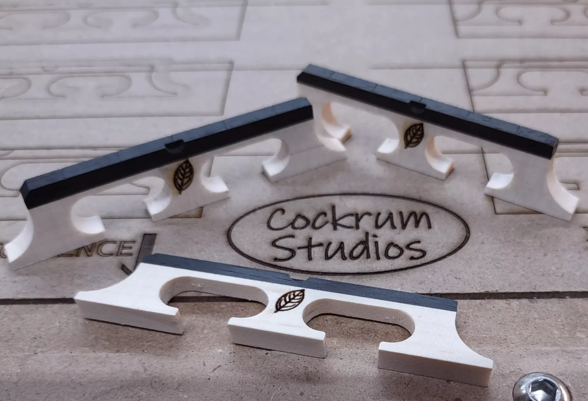 CNC Banjo Bridge Making - Cockrum Studios
